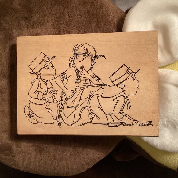 Art Impressions | Office | Kids Playing Pilgrim By Art Impressions ...